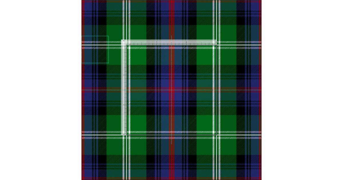 Sutherland Tartan Print Fabric | Zazzle