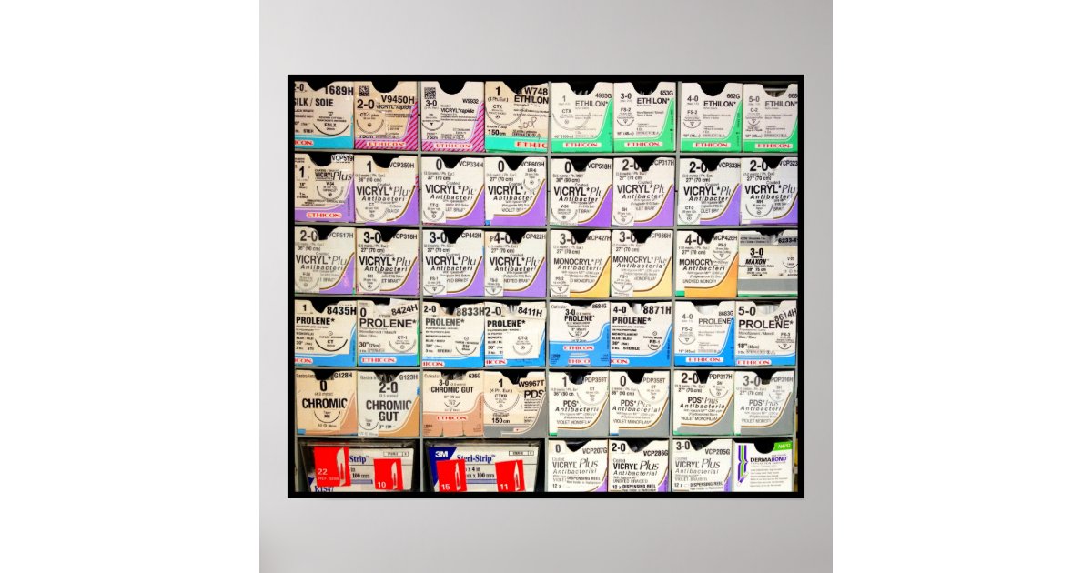 Suture Boxes Poster | Zazzle