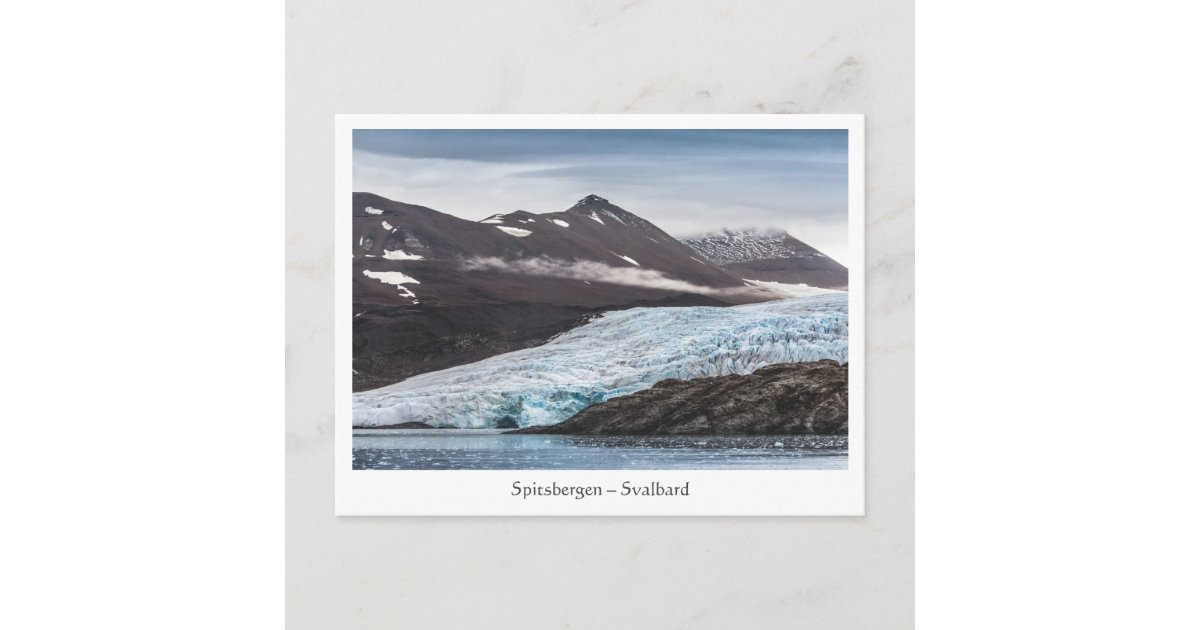 Svalbard Glacier Landscape Postcard | Zazzle