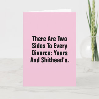 Divorce Cards - Greeting & Photo Cards | Zazzle
