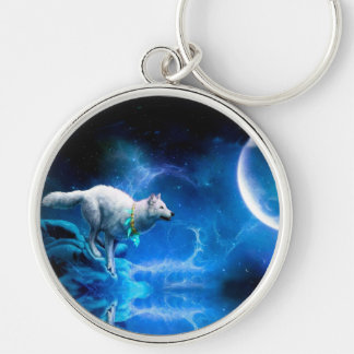 Wolf Keychains | Zazzle
