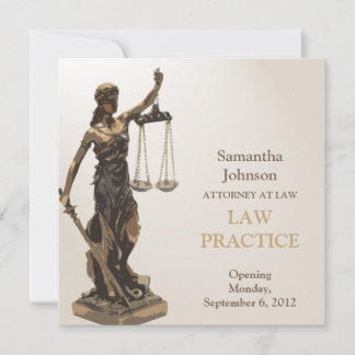 Law Firm Invitations & Announcements | Zazzle