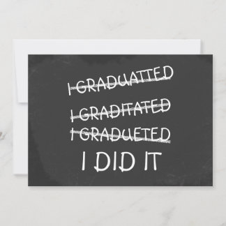 Funny Graduation Invitations & Announcements | Zazzle