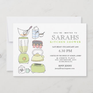 Kitchen Tea Invitations & Announcements | Zazzle