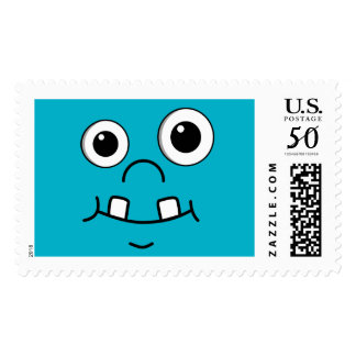Funny Smiley Postage Stamps | Zazzle
