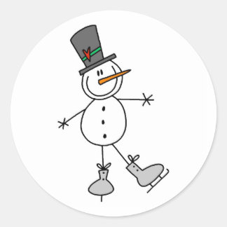 Snowman Stick Figure Gifts on Zazzle