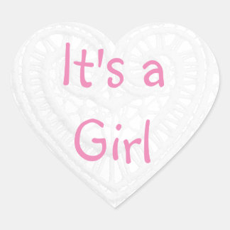 Its A Girl Stickers | Zazzle