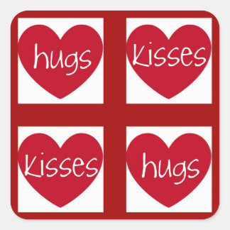 Hug Stickers | Zazzle
