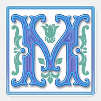 Letter M Stickers | Zazzle