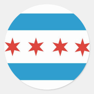 Chicago Flag Stickers | Zazzle