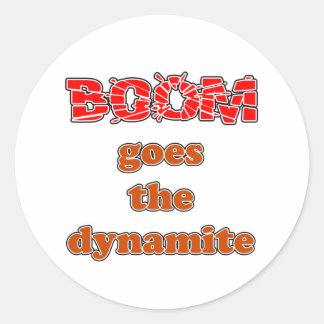 Dynamite Stickers | Zazzle