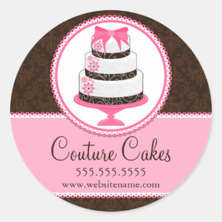 Cake Box Stickers | Zazzle