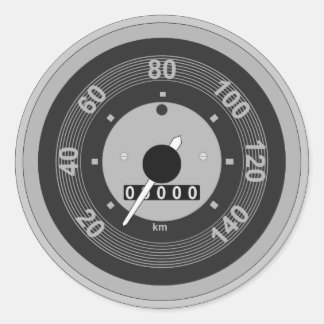 Speedometer Stickers | Zazzle