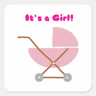 Its A Girl Stickers | Zazzle