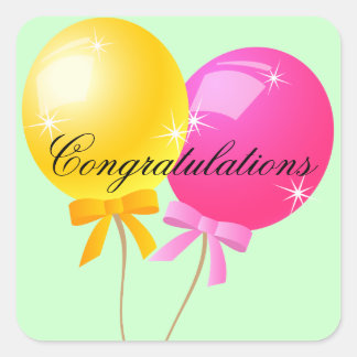 Congratulation Stickers | Zazzle