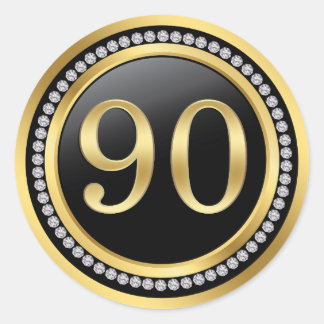 90th Birthday Stickers | Zazzle