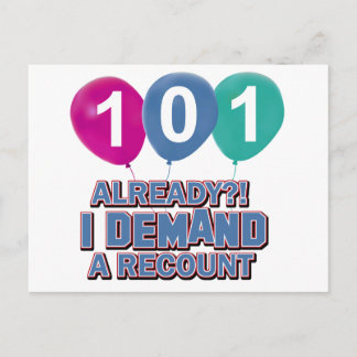 101st Birthday Cards - Greeting & Photo Cards | Zazzle