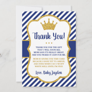 Royal Blue Thank You Cards - Greeting & Photo Cards | Zazzle