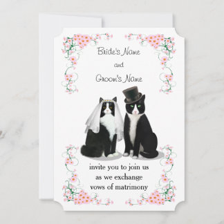 Cat Wedding Invitations & Announcements | Zazzle