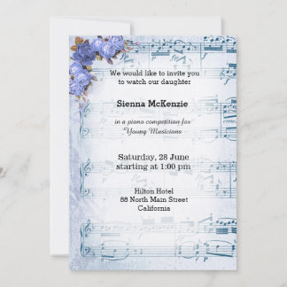 Choir Invitations & Announcements | Zazzle
