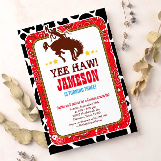 Rodeo Invitations & Announcements | Zazzle