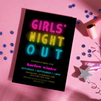 Girls Night Out Invitations & Announcements | Zazzle