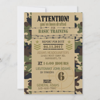 Boot Camp Cards - Greeting & Photo Cards | Zazzle