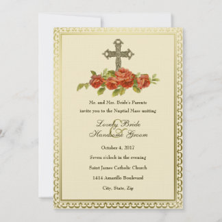 Catholic Wedding Invitations & Announcements | Zazzle