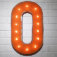 Custom 21" Orange Letter "O" Vintage Marquee Signs | Zazzle.com