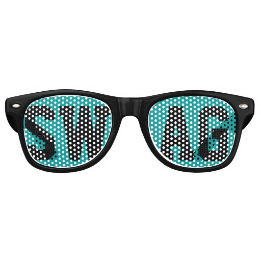 Swag Party Glasses Retro Sunglasses | Zazzle