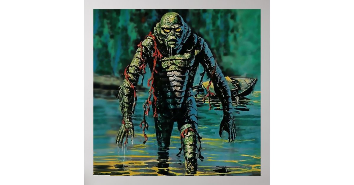 Swamp Creature Poster | Zazzle