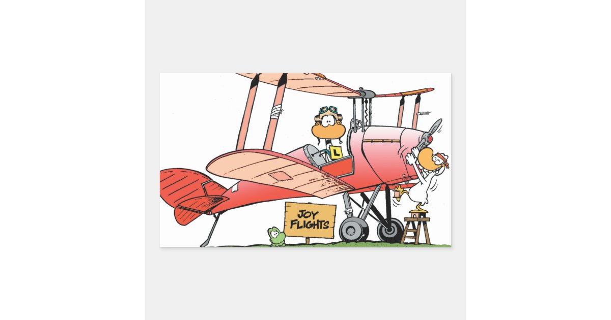 Swamp Ding Duck Joy Flight Sticker | Zazzle