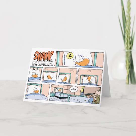 Swamp Duck Get Well Soon Card | Zazzle.com
