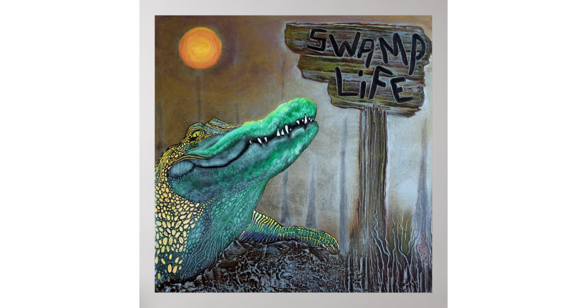 Swamp Life Poster | Zazzle