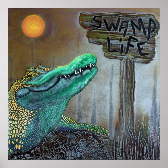 Swamp Life Poster | Zazzle