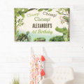 Swamp Reptile 1st Birthday Party Banner | Zazzle