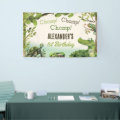 Swamp Reptile 1st Birthday Party Banner | Zazzle