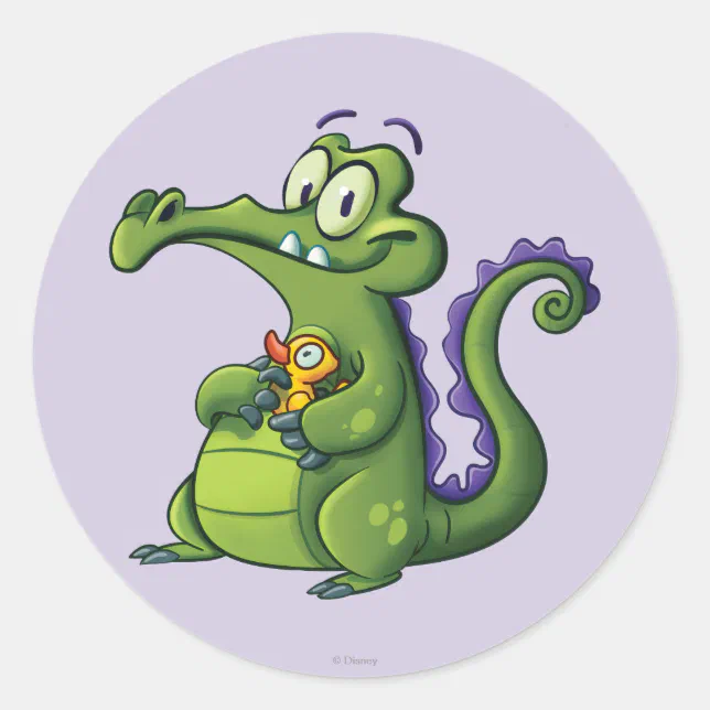 Swampy and Rubber Ducky Classic Round Sticker | Zazzle