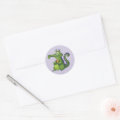 Swampy and Rubber Ducky Classic Round Sticker | Zazzle