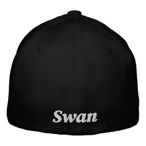 Swan Embroidered Baseball Cap | Zazzle