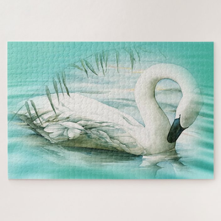 Swan Jigsaw Puzzle | Zazzle.com