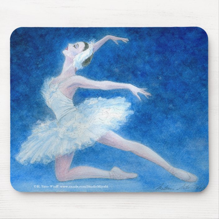 Swan Lake Ballet Mousepad | Zazzle