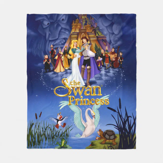 Swan Princess Movie Poster Fleece Blanket | Zazzle