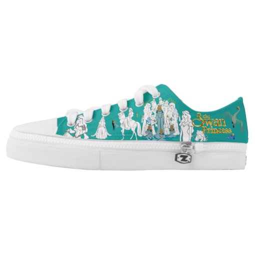 Swan Princess Odette & Derek Low Top Sketch Shoes | Zazzle