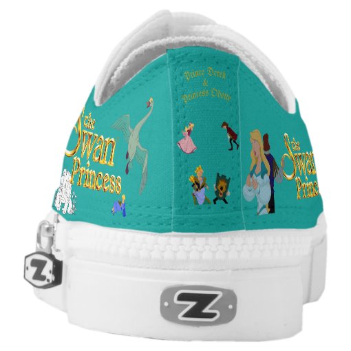 Swan Princess Odette & Derek Low Top Sketch Shoes | Zazzle