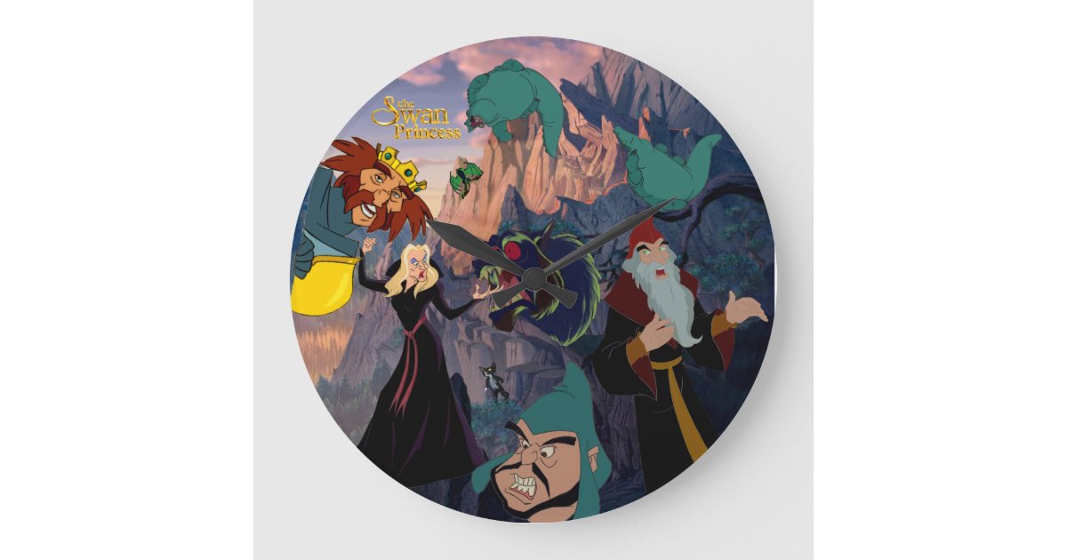 Swan Princess Villain Wall Clock | Zazzle