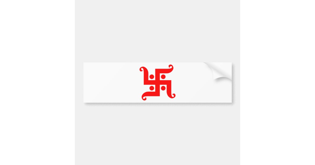 swastika bumper sticker | Zazzle