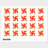 swastika square sticker | Zazzle