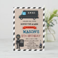 Swat police birthday theme party invitation | Zazzle