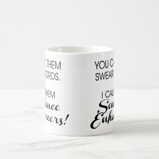 Swear Words Sentence Enhancers Curse Word Mug | Zazzle